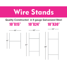 Wire Stands Wholesale | YardSignsResellers.com